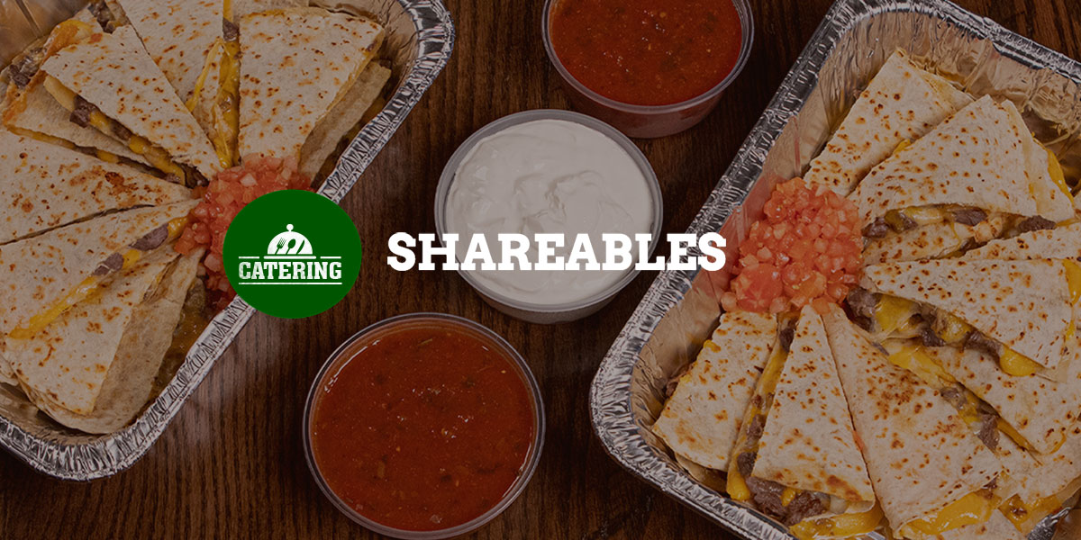 Shareables | Beef's Catering Menu