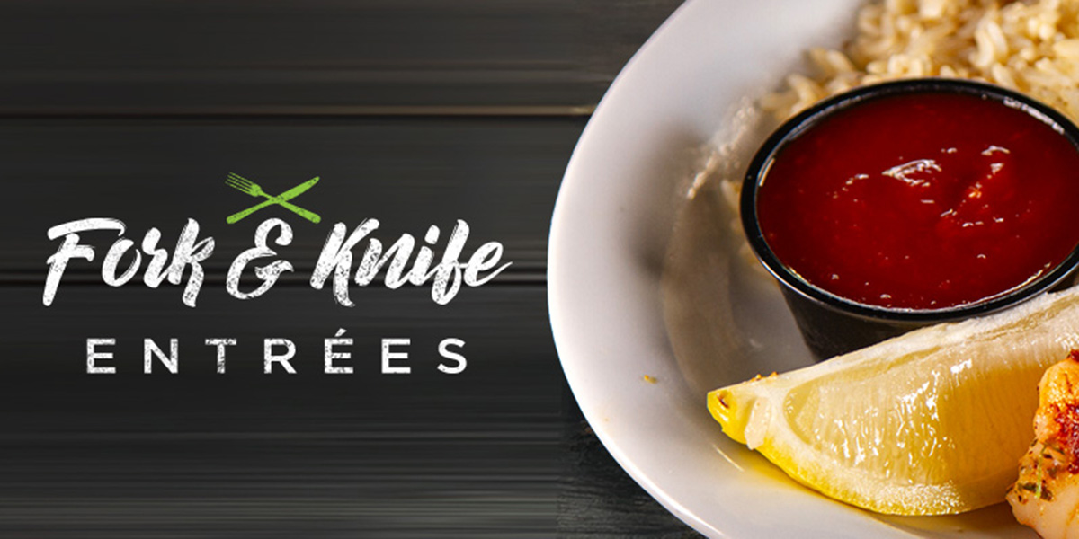 Fork & Knife Entrees | Beef 'O' Brady's Menu